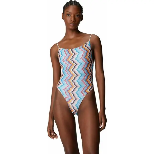 Missoni Sporty One-piece Swimsuit - Multicoloured