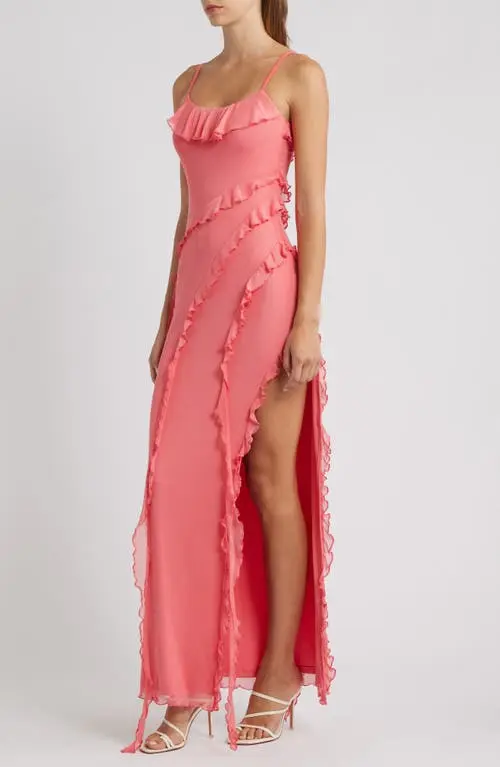 open lace back dress Kiss Me Fitted Midi Dress with Satin Belt main image 0