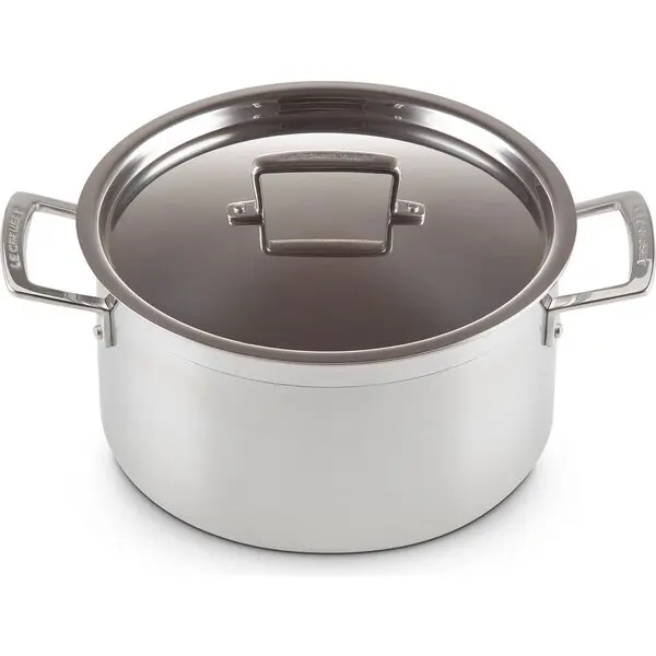 LE CREUSET 6.25-quart Classic Stock Pot - Stainless Steel