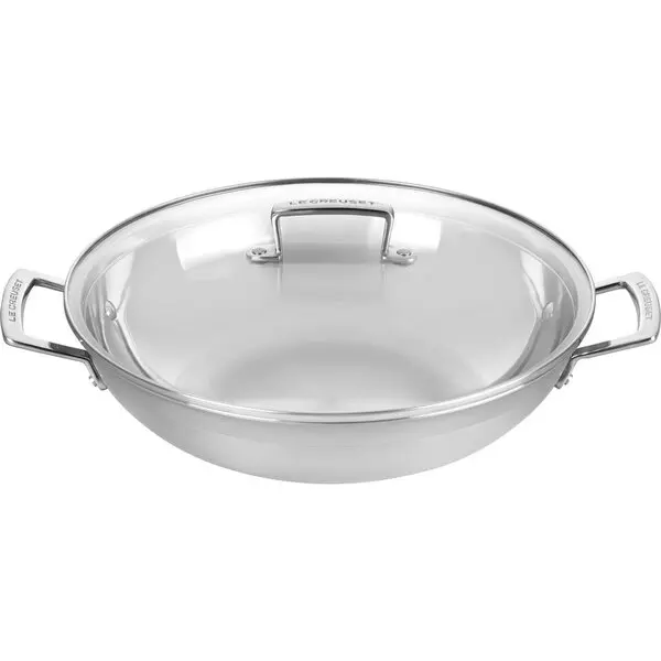LE CREUSET 4.5-quart Classic Wok - Stainless Steel