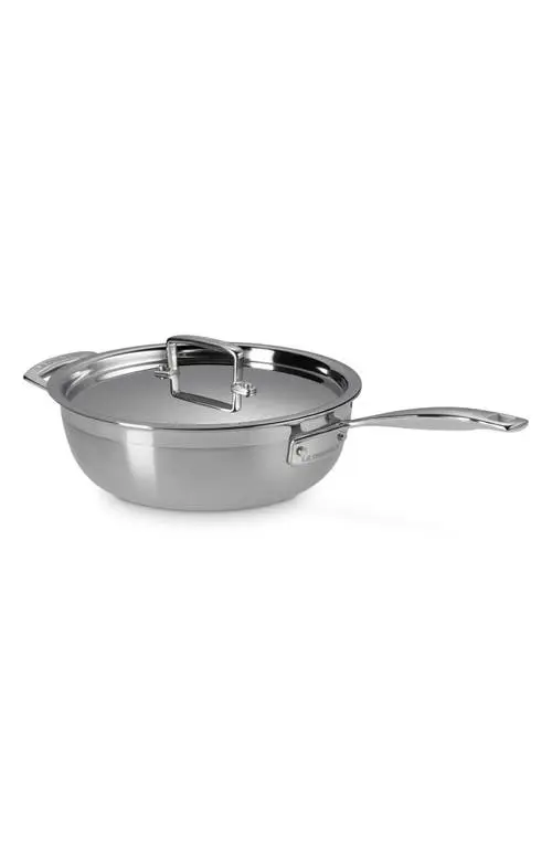 LE CREUSET 3.5-quart Classic Chef's Pan - Stainless Steel