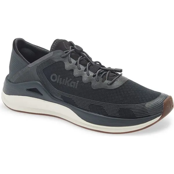 Olukai Ahi Sneaker - Black/black