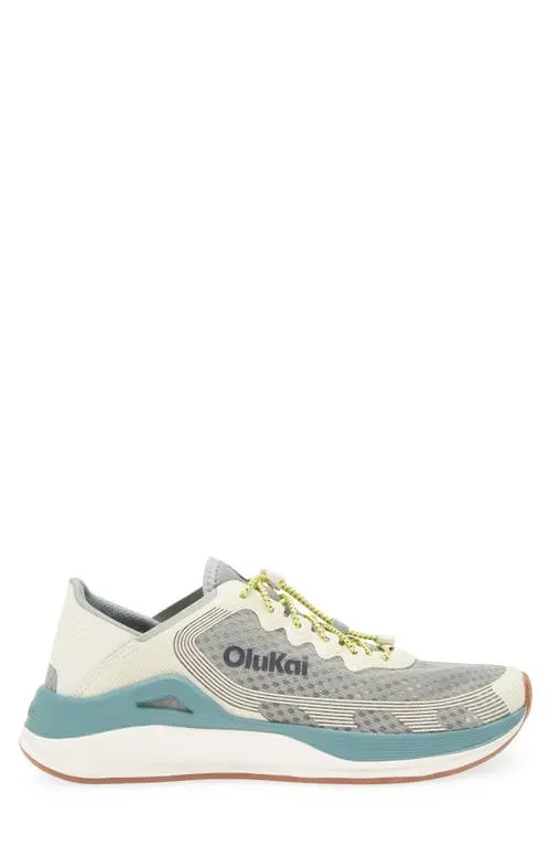 Olukai Ahi Sneaker - Seagreen/white Sand