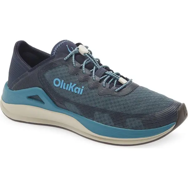 Olukai Ahi Sneaker - Storm/trench Blue