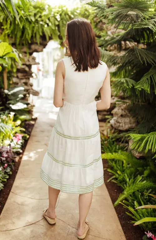 RAAS Saloni Tiered Midi Dress