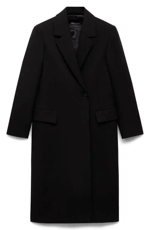 Mango Structured Longline Coat
