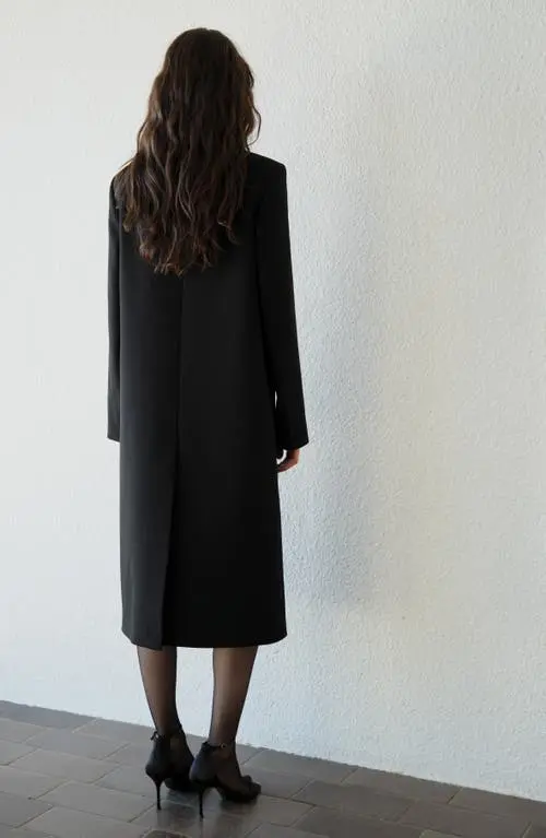 Mango Structured Longline Coat