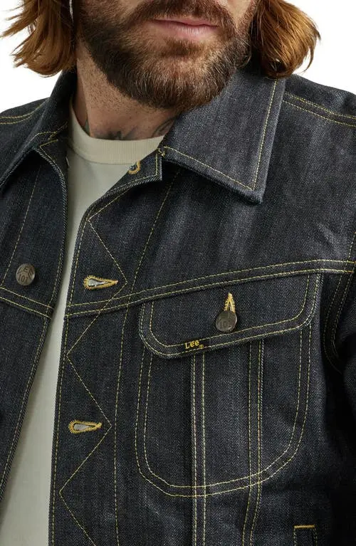 LEEM 101 Rider Denim Trucker Jacket