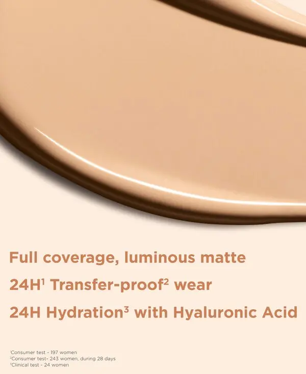 Clarins Skin Illusion Full Coverage Longwear Foundation - 105n