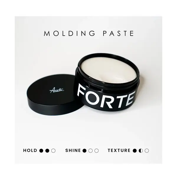 FORTE SERIES Strong Hold Molding Paste – Matte Finish Hair Styling Cream With Biotin & Castor Oil