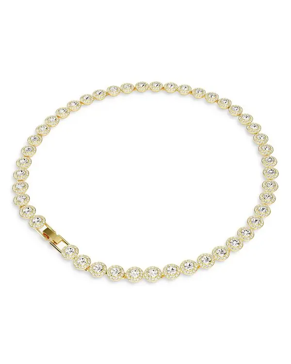 SWAROVSKI Una Angelic Crystal Tennis Necklace - Gold