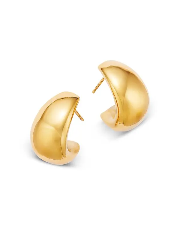 Bloomingdale'S Polished Hoop Earrings - Gold
