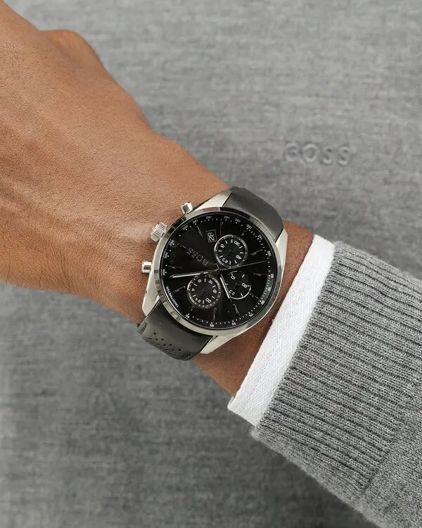 Hugo Boss Grand Prix 44 Chronograph - Black/black