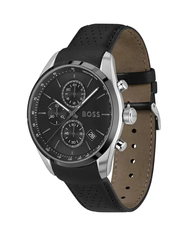 Hugo Boss Grand Prix 44 Chronograph - Black/black