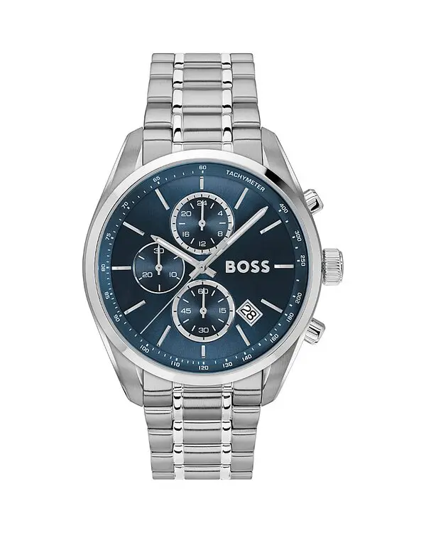 Hugo Boss Grand Prix 44 Chronograph Watch - Blue/black