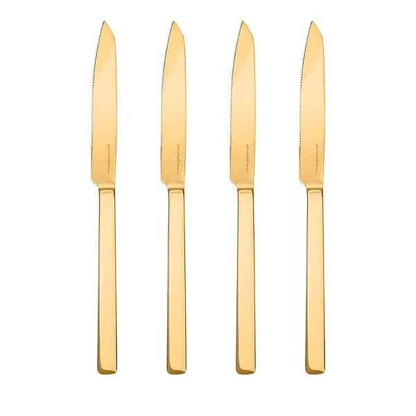 MEPRA Stile Steak Knives 4 Piece Set - Ice Gold
