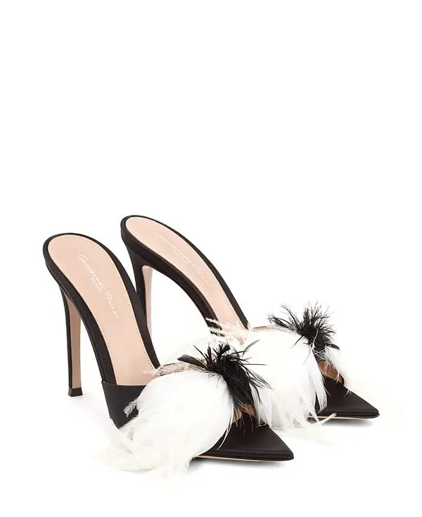 Aretha Mules Sandals - Black, image 2 of 5