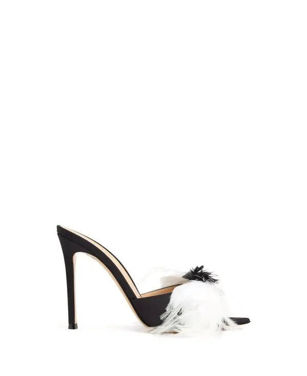 Aretha Mules Sandals - Black, image 3 of 5