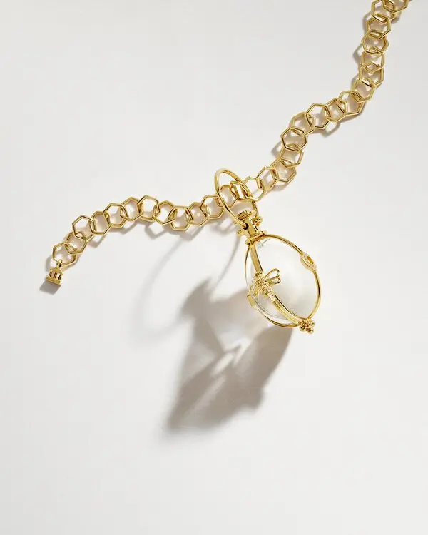 Temple St. Clair 18k Yellow Beehive Chain Necklace