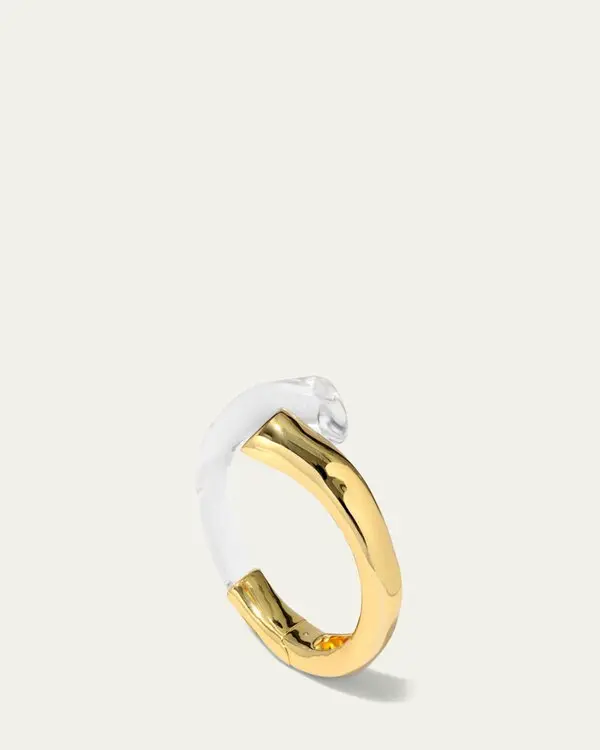 Alexis Bittar Liquid Lucite Hinge Bracelet