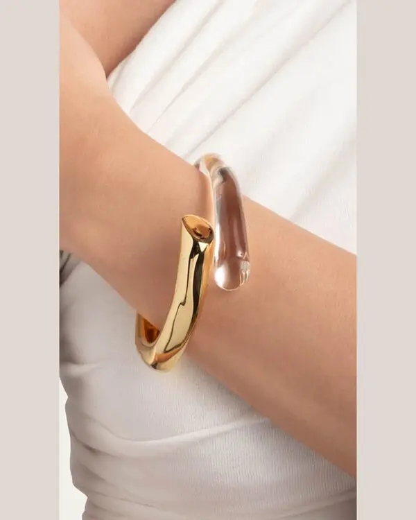 Alexis Bittar Liquid Lucite Hinge Bracelet