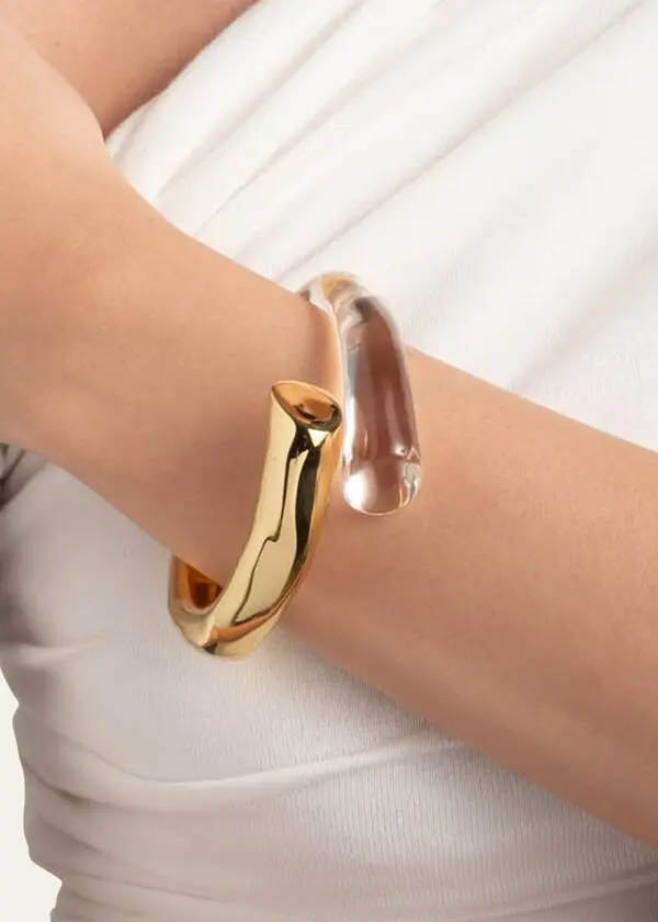Alexis Bittar Liquid Lucite Hinge Bracelet