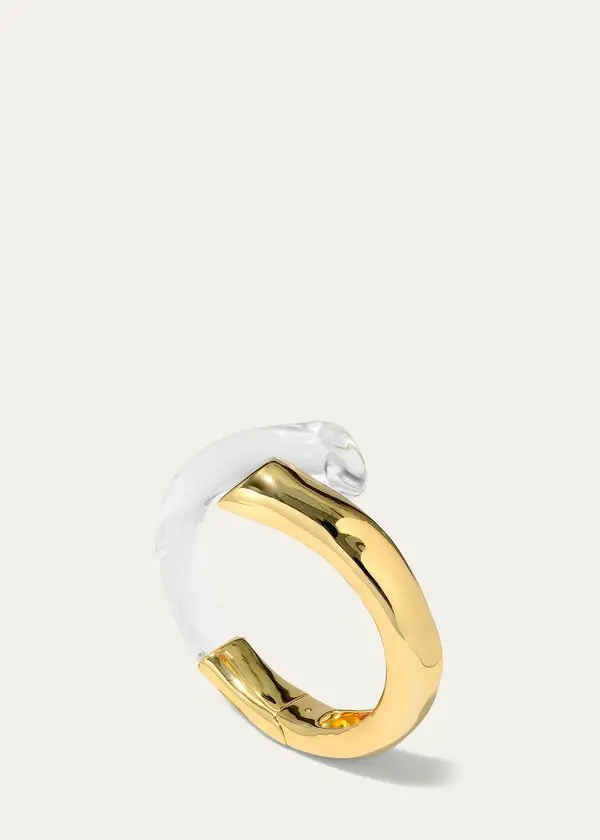 Alexis Bittar Liquid Lucite Hinge Bracelet