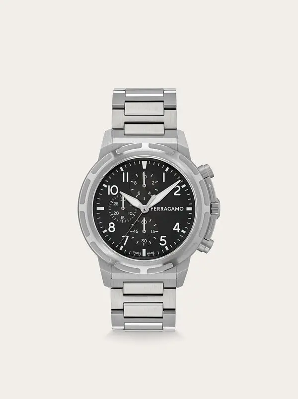 FERRAGAMO Sport Chrono Watch - Black