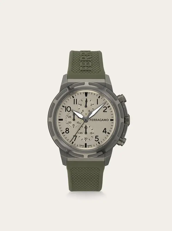 FERRAGAMO Sport Chrono Watch - Green