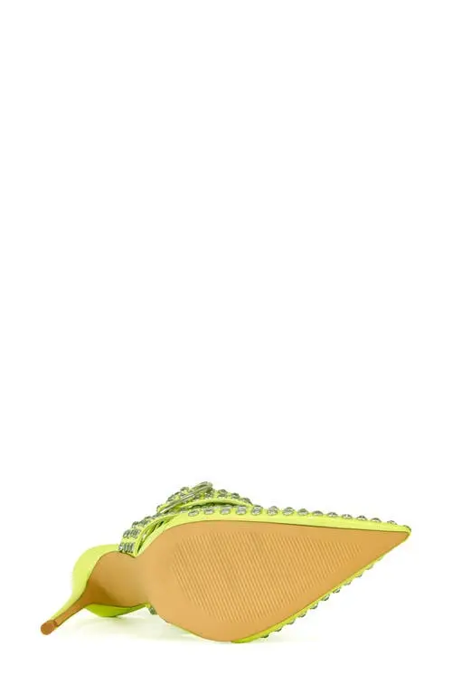 AZALEA WANG Salvia Crystal Embellished Pumps
