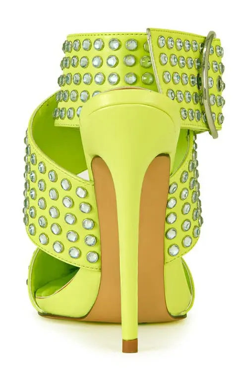 AZALEA WANG Salvia Crystal Embellished Pumps