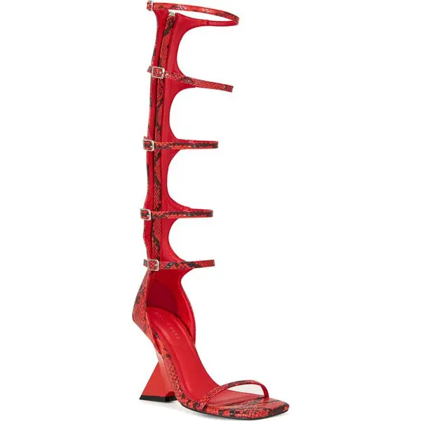 AZALEA WANG Taiten Ankle Strap Sandals