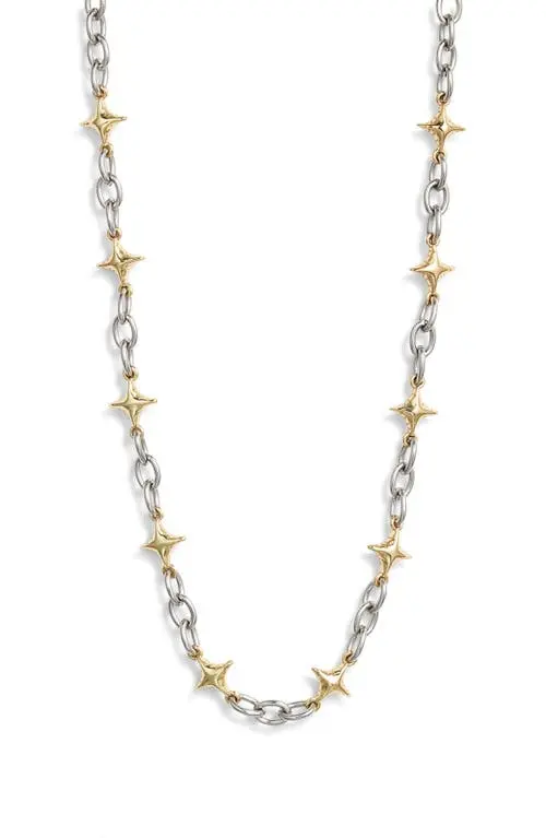 VIDAKUSH Duotone Star Power Necklace - Gold/ Silver