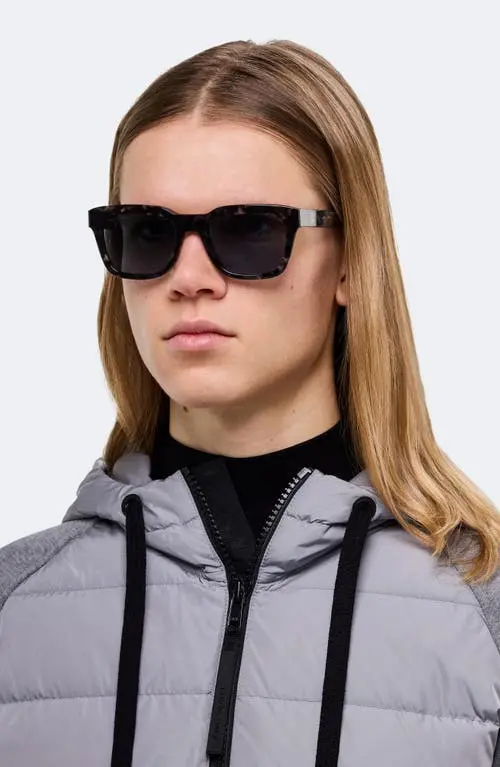 Canada Goose 52mm Rectangular Sunglasses - Havana Grey