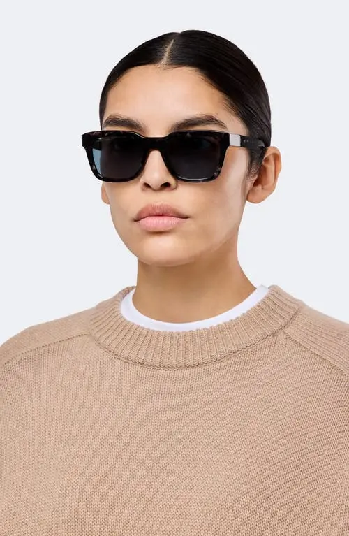 Canada Goose 52mm Rectangular Sunglasses - Havana Grey