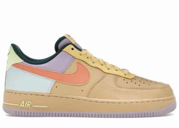 Nike Force 1 Low '07 Sneakers - Sesame/hydrangeas/soft Yellow