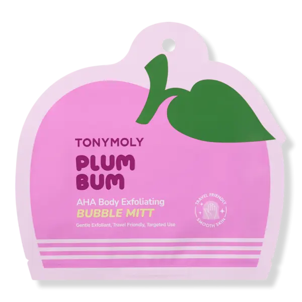 TONYMOLY Plum Bum Aha Body Exfoliating Mitt - One-color