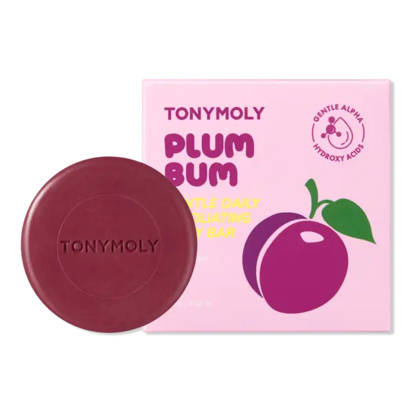 TONYMOLY Plum Bum Aha Body Buffing Bar - One-color