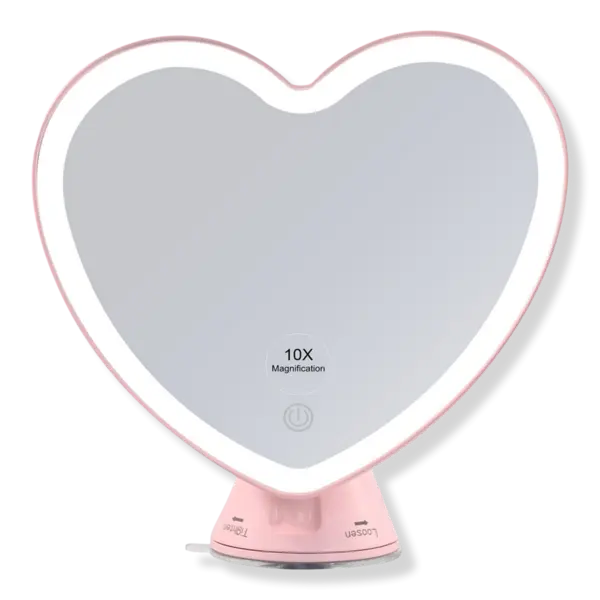 IMPRESSIONS VANITY Sweetheart 10x Magnified Led Mirror - One-color