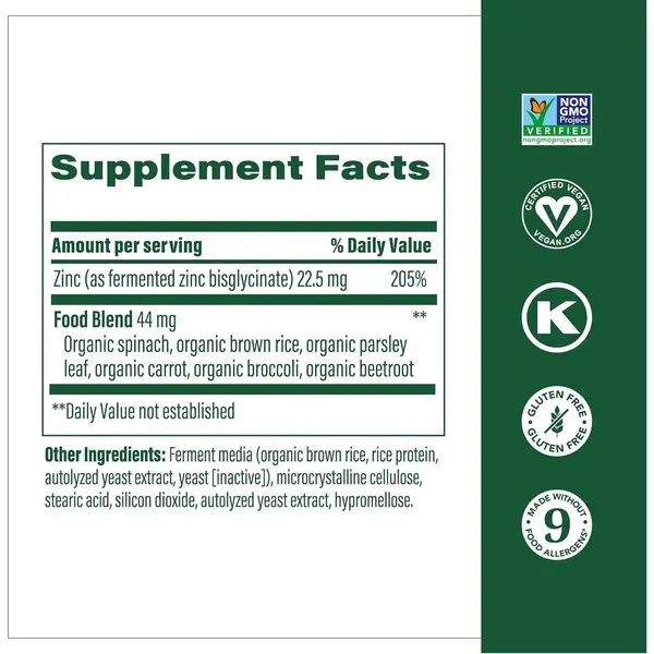 MEGAFOOD Zinc 120 Tablets