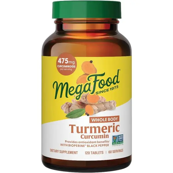 MEGAFOOD Turmeric Curcumin Extra Strength Whole Body - One-color