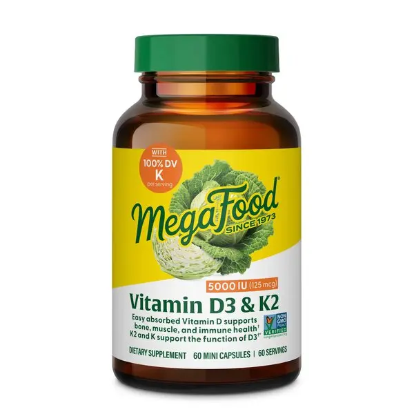 MEGAFOOD Vitamin D3 5000 Iu 60 Capsules - One-color