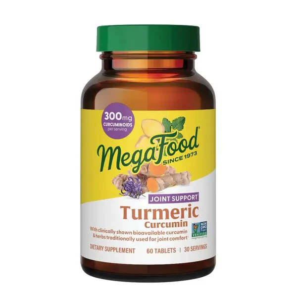 MEGAFOOD Turmeric Curcumin Extra Strength Joint 60 Tablets - One-color