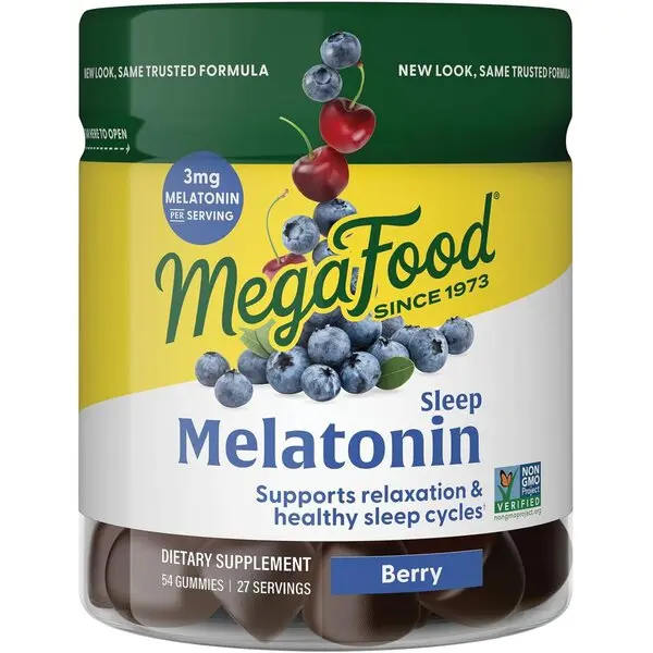 MEGAFOOD Melatonin Berry Good Sleep Gummies 54 Gummies - One-color