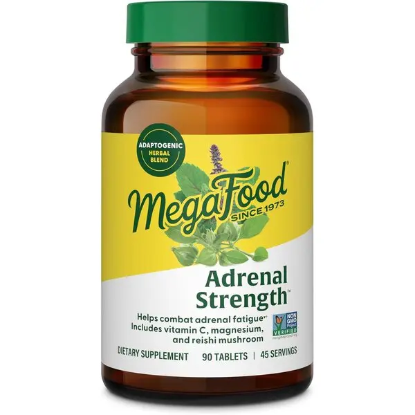 MEGAFOOD Adrenal Strength 90 Tablets - One-color