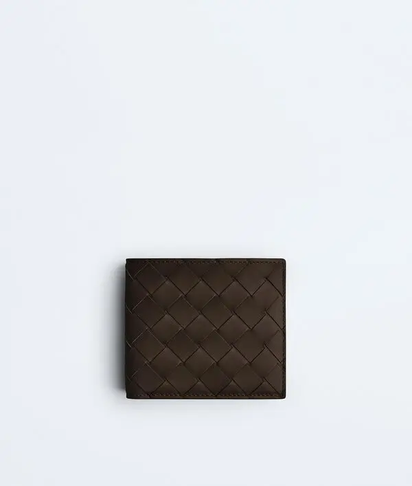 Bottega Veneta Intrecciato Bi-fold Wallet With Coin Purse - Fondant