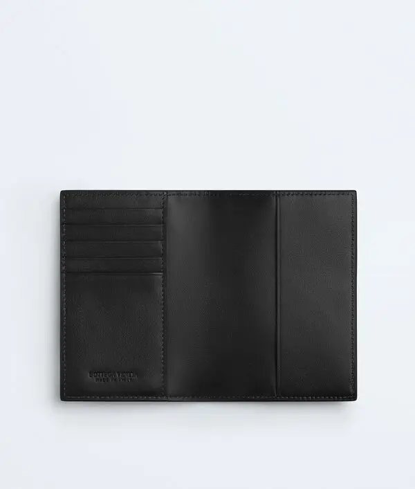 Bottega Veneta Cassette Passport Case - Black
