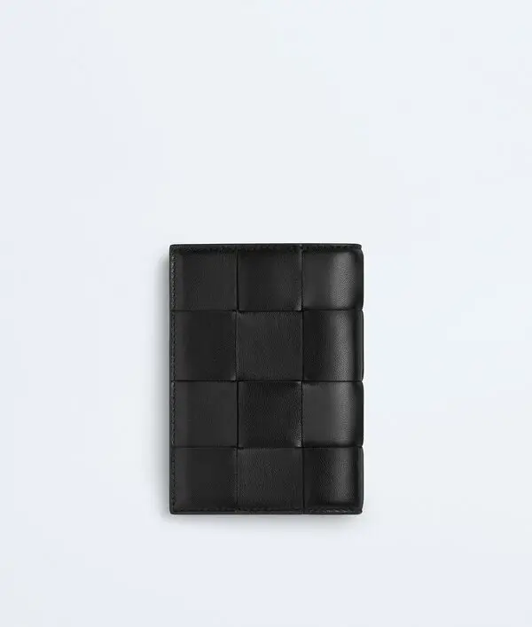 Bottega Veneta Cassette Passport Case - Black