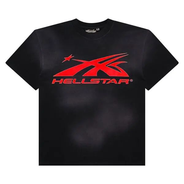 HELLSTAR Sports Core Gel Logo T-shirt /red - Black