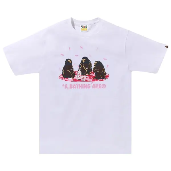 A BATHING APE Sakura Viewing Tee - White